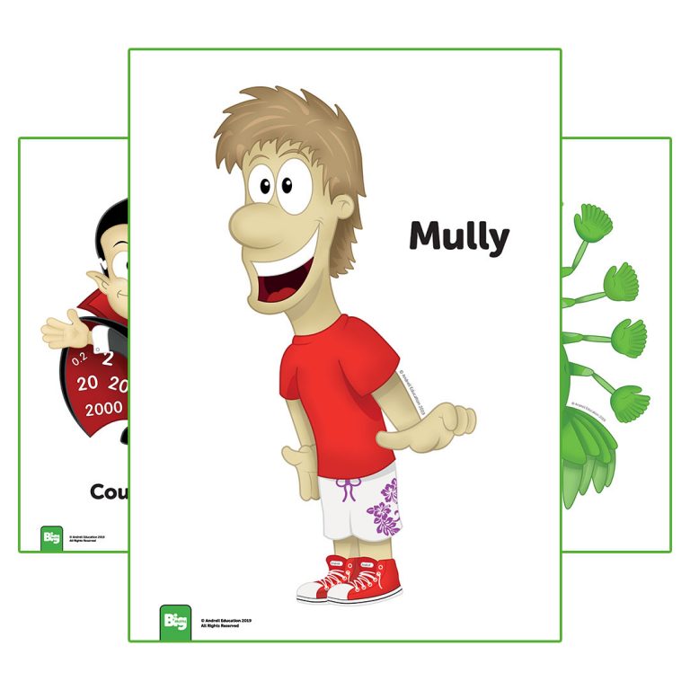 Big Maths Character Posters | Andrell Education